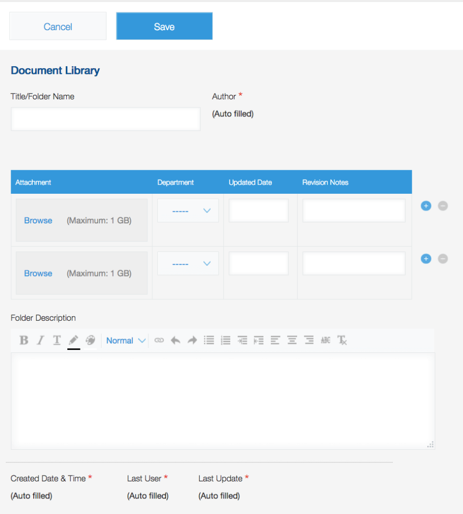 Create your own Document Database - Document Library | Kintone